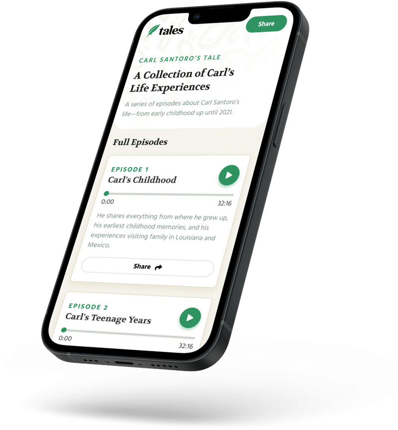 Tales | The easiest way to record your family's memories
