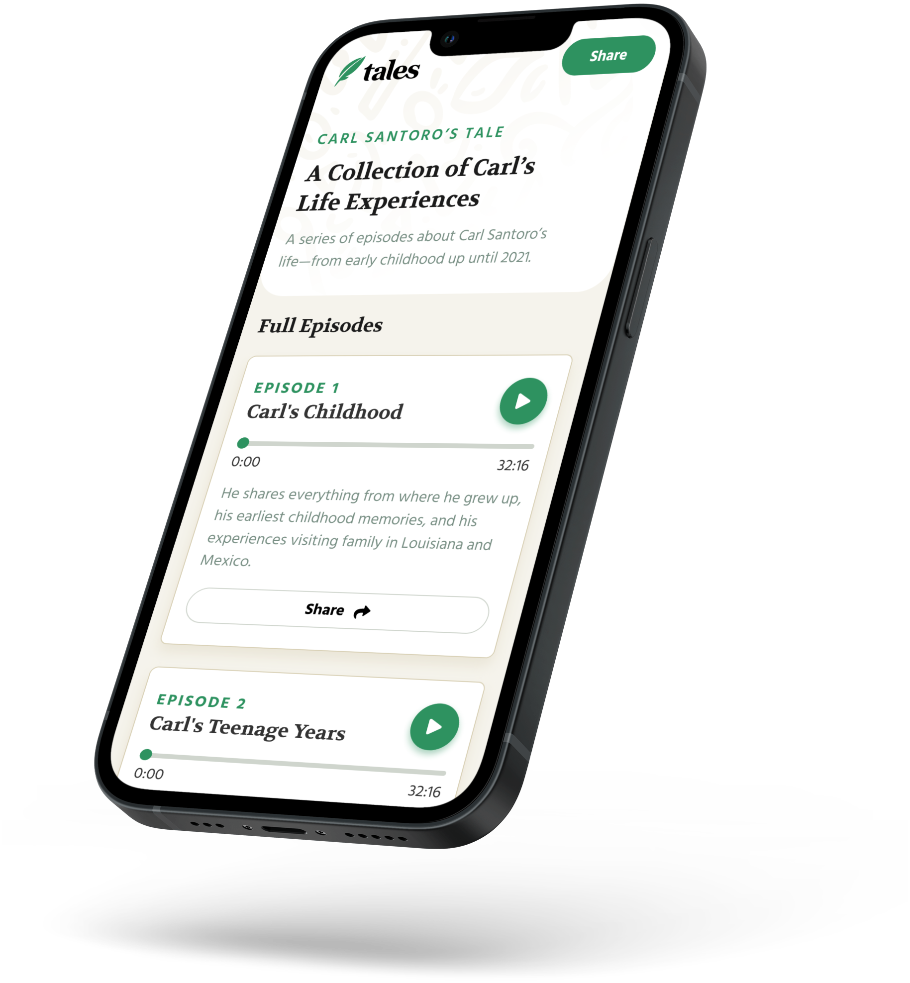 Tales | The easiest way to record your family's memories