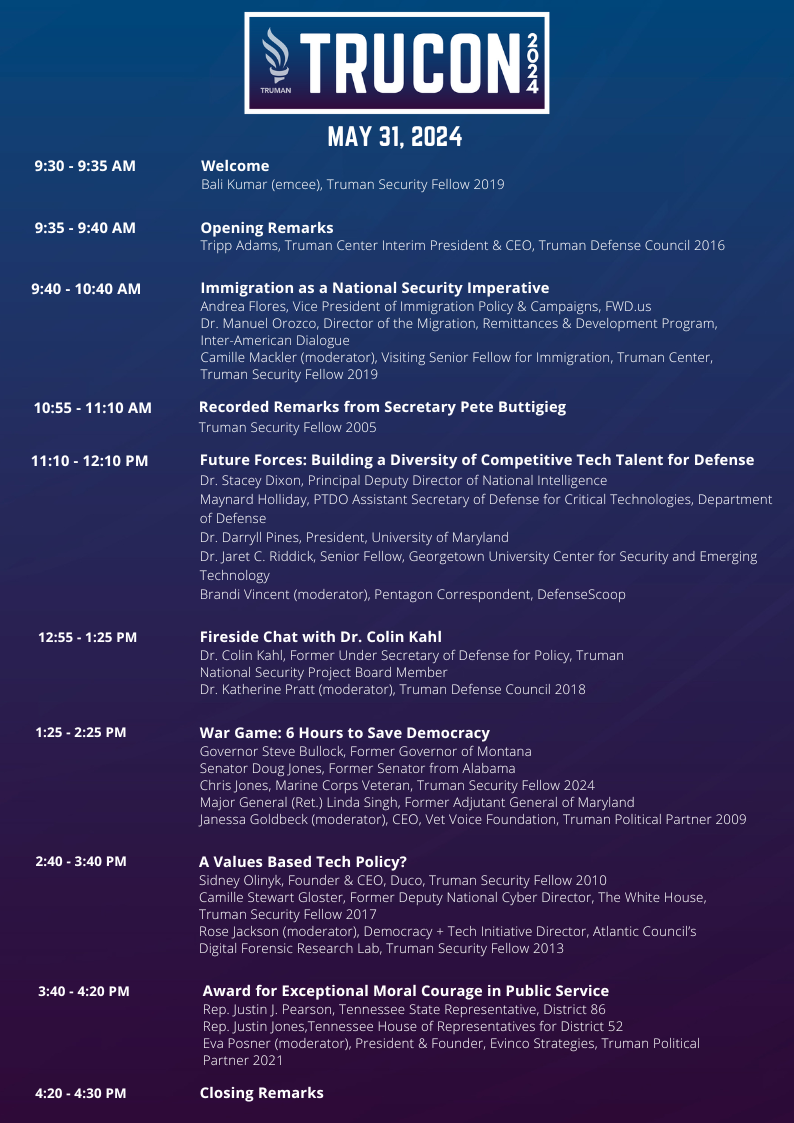 Truman Center for National Policy | TruCon