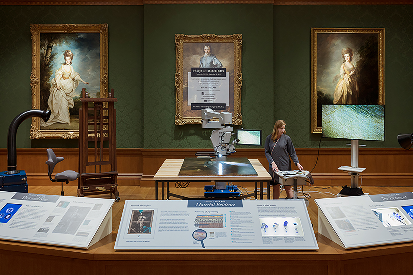 Catherine Bell: Project Blue Boy Working