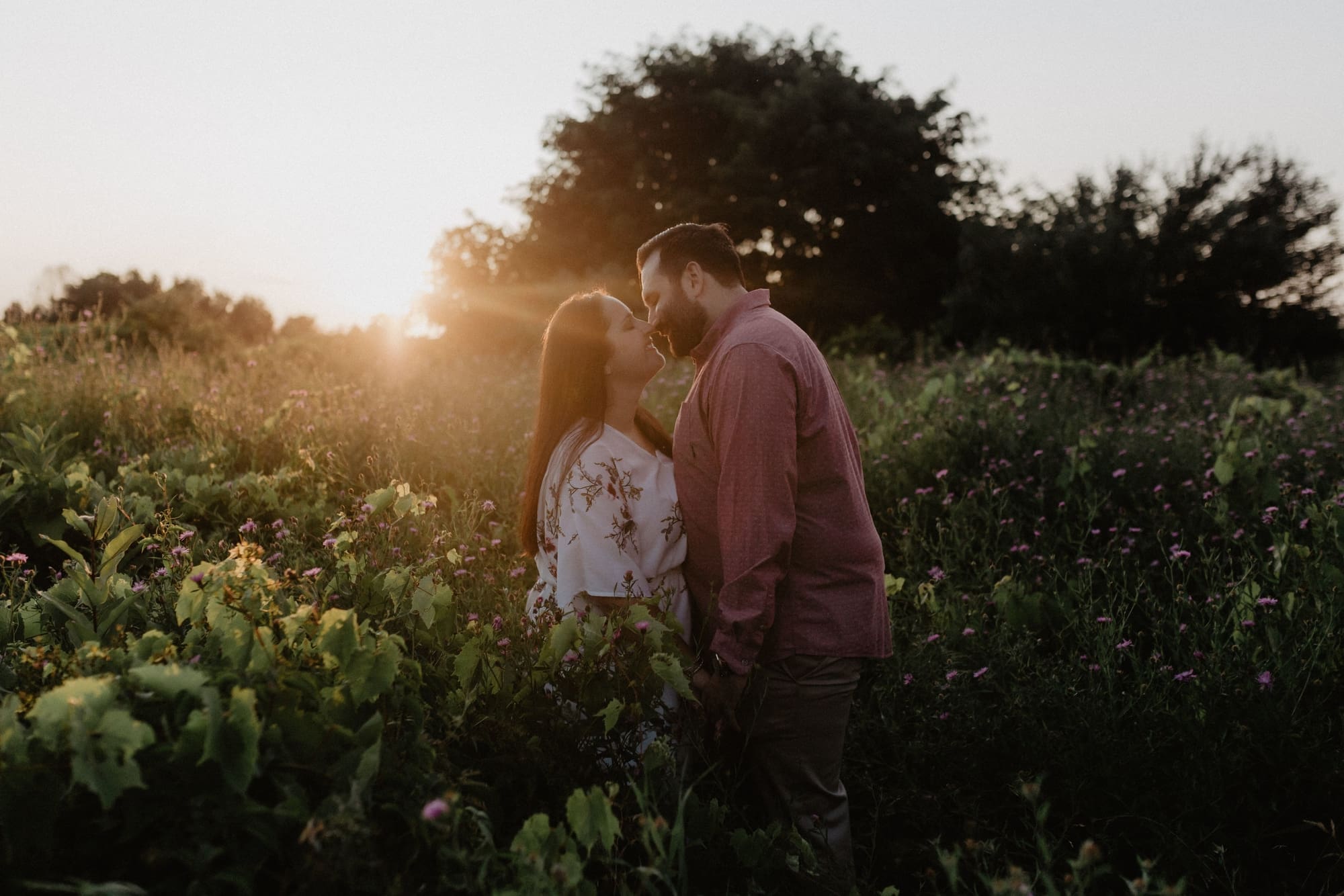 Katelynn and Nick's Upstate New York Sunset Engagement Session — Nicole ...