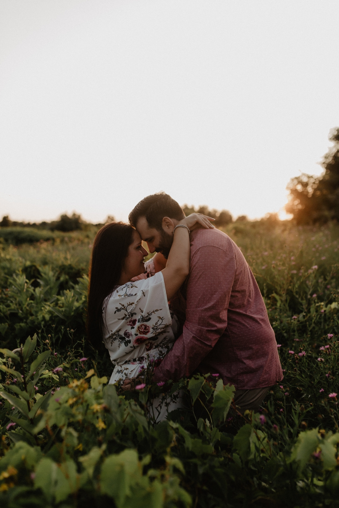 Katelynn and Nick's Upstate New York Sunset Engagement Session — Nicole ...