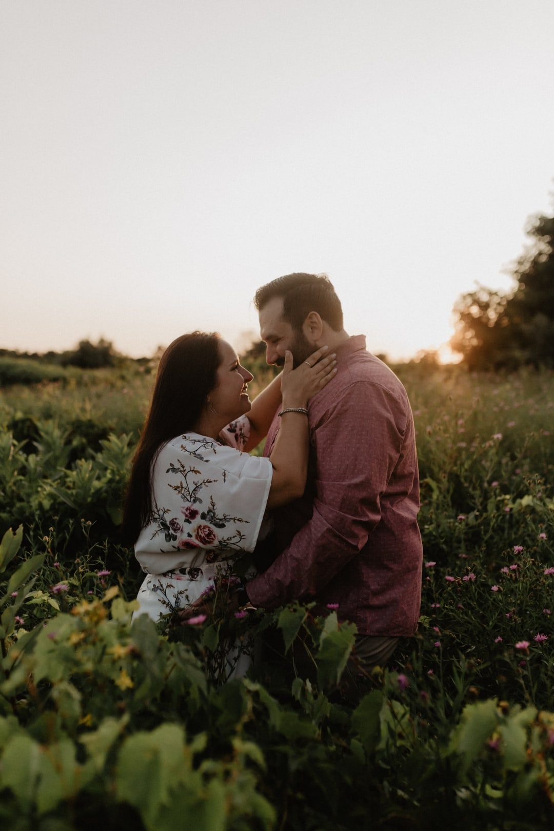 Katelynn and Nick's Upstate New York Sunset Engagement Session — Nicole ...