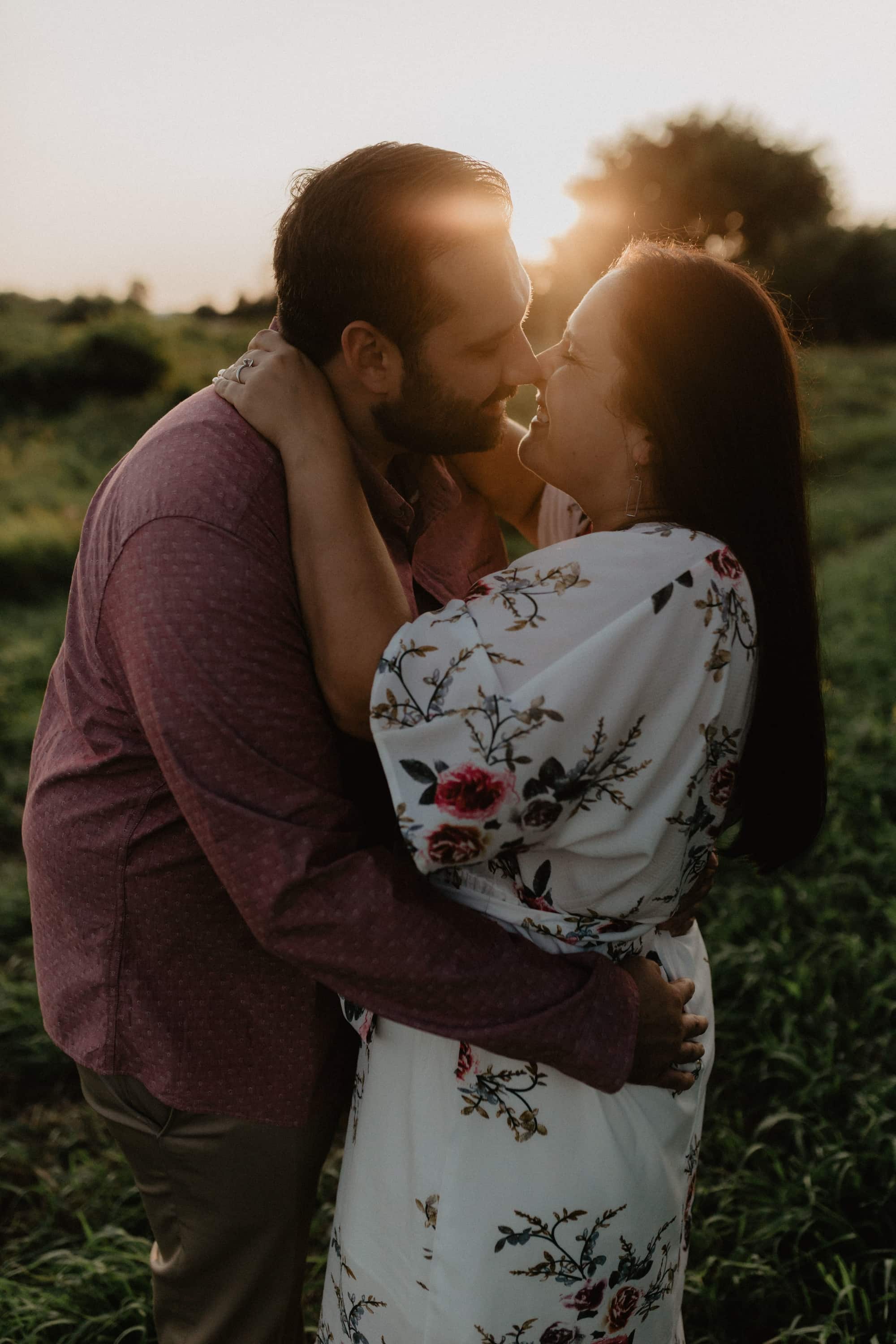 Katelynn and Nick's Upstate New York Sunset Engagement Session — Nicole ...