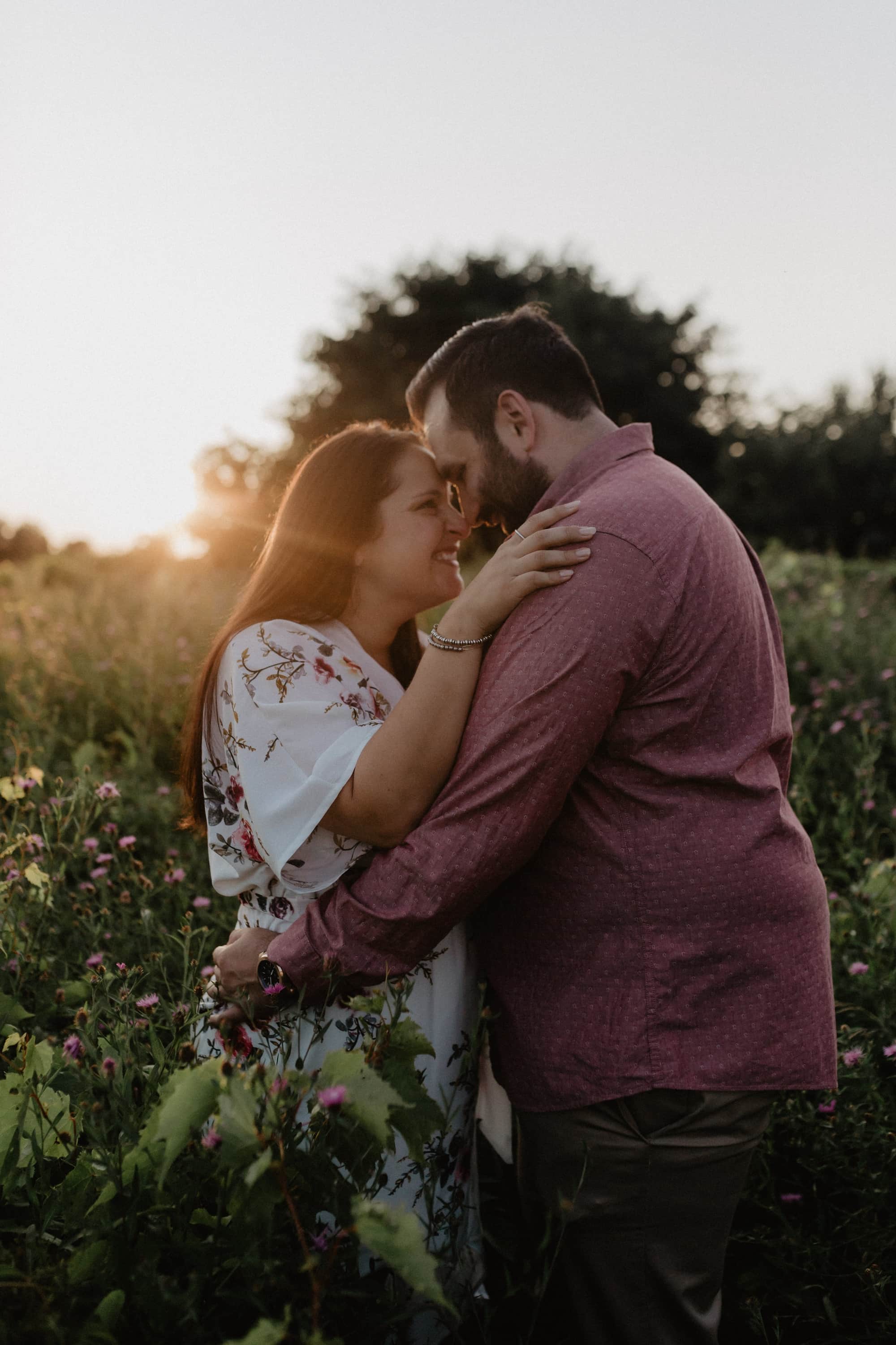 Katelynn and Nick's Upstate New York Sunset Engagement Session — Nicole ...