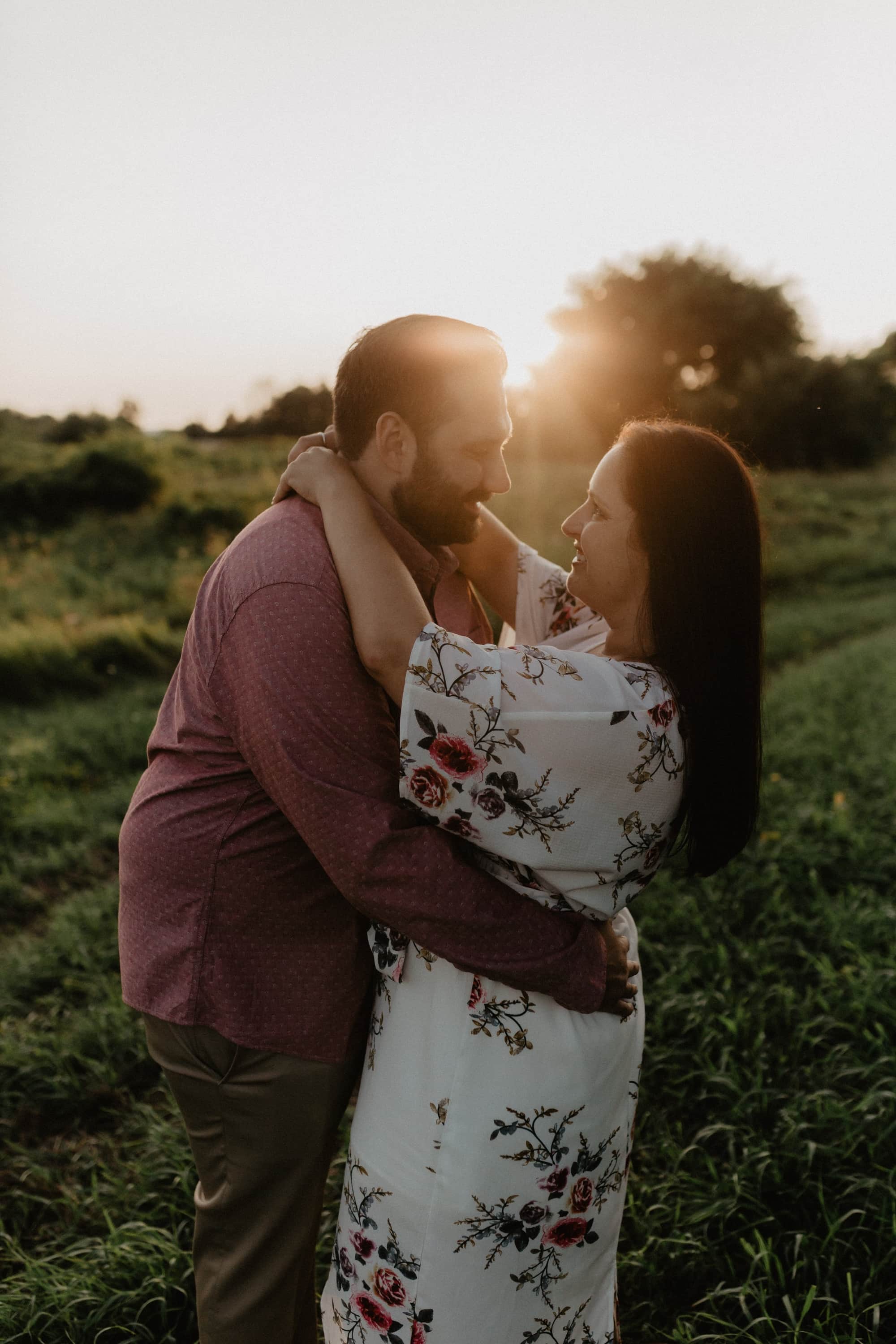Katelynn and Nick's Upstate New York Sunset Engagement Session — Nicole ...