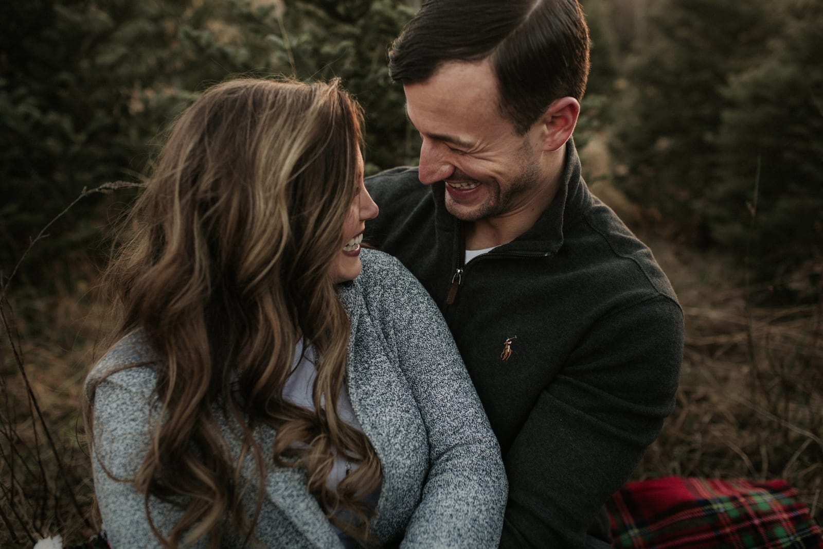 April and Ryan's Christmas Tree Farm Engagement Session — Nicole Nero ...