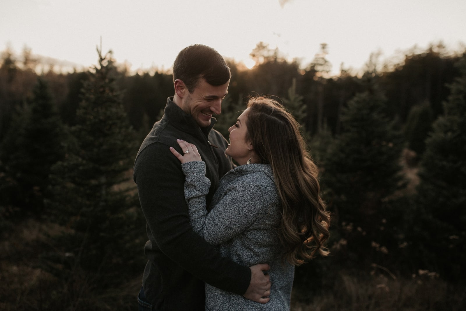 April and Ryan's Christmas Tree Farm Engagement Session — Nicole Nero ...
