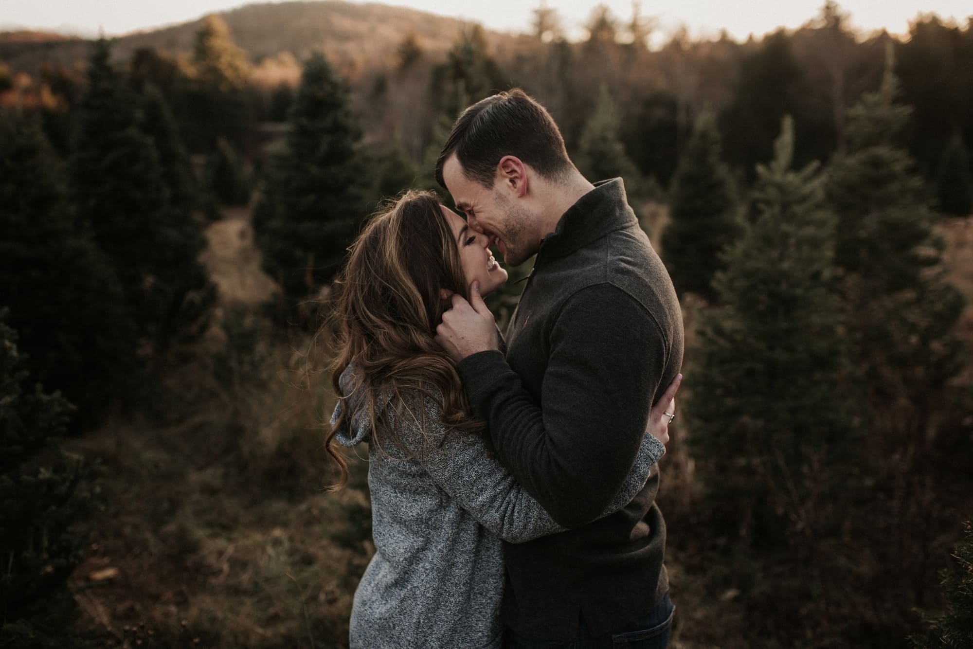 April and Ryan's Christmas Tree Farm Engagement Session — Nicole Nero ...