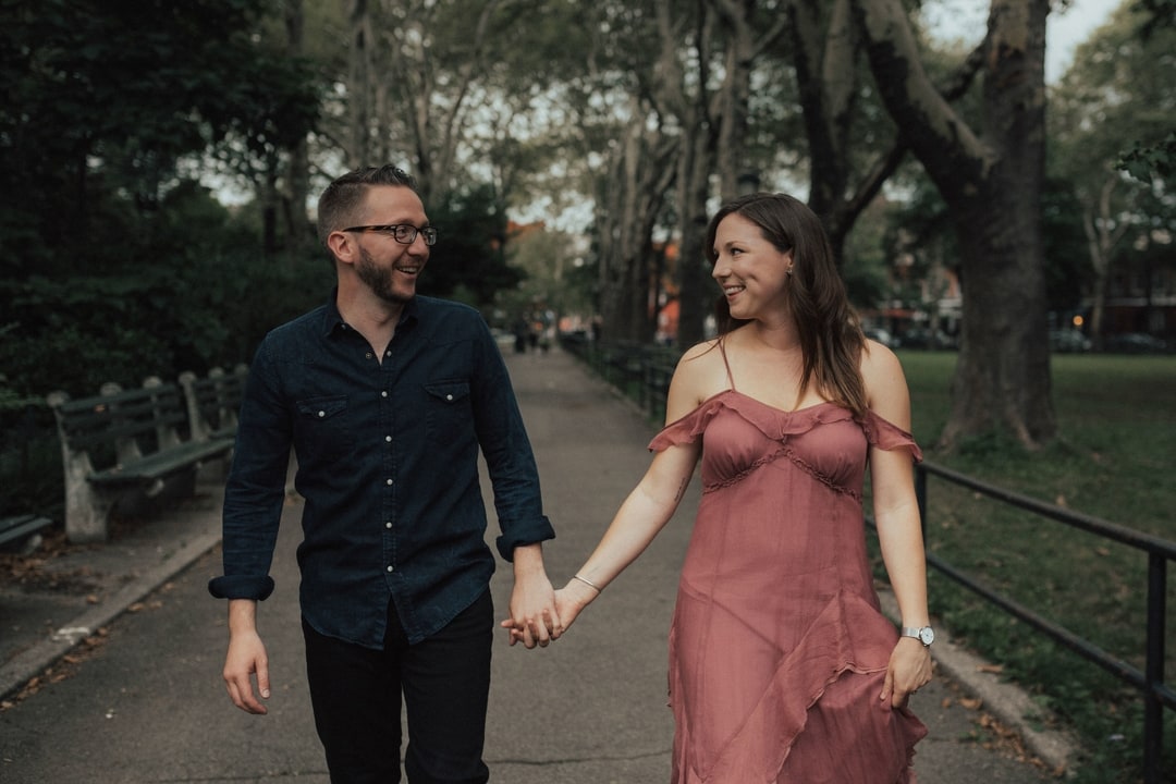 Bri and Chris's Brooklyn Engagement Session — Nicole Nero Studio