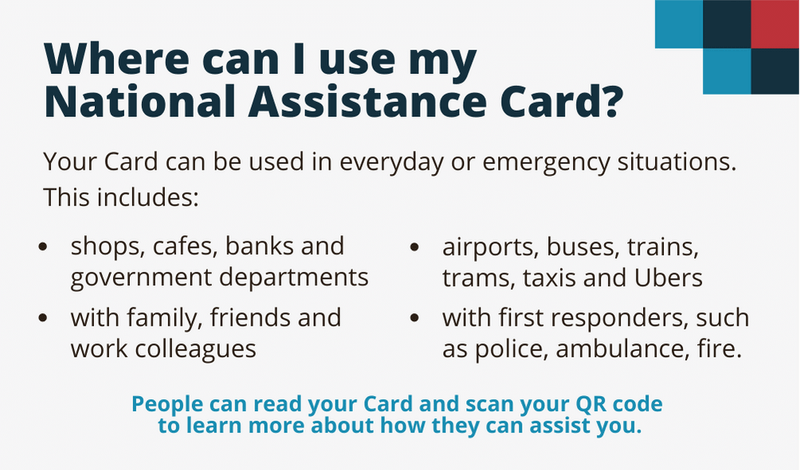 Guides and Resources | National Assistance Card