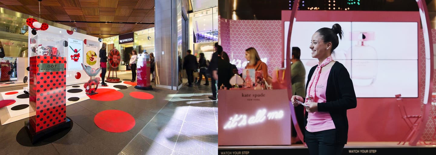 Pop Up Retail Animation – In Centre, Retail & Outdoor