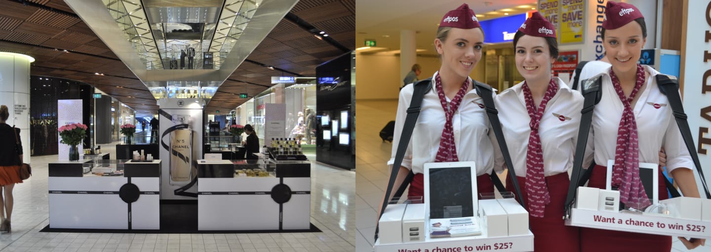 Pop Up Retail Animation – In Centre, Retail & Outdoor