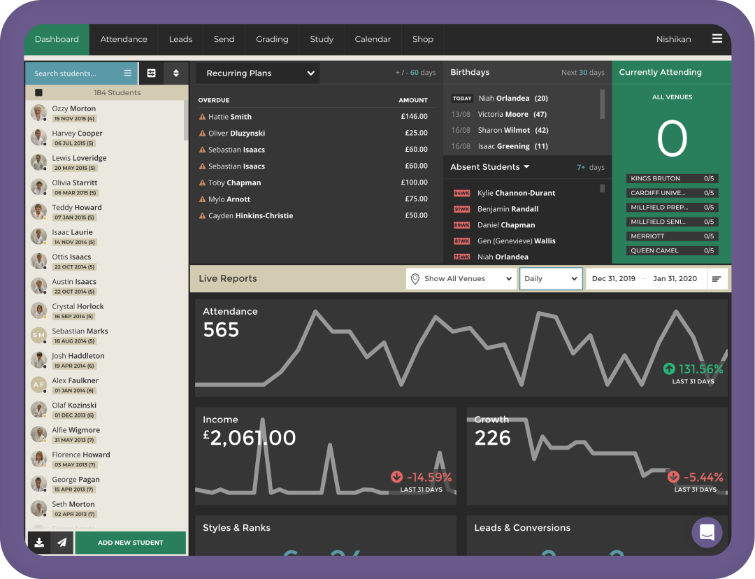 Martialytics - Martial Arts School Software