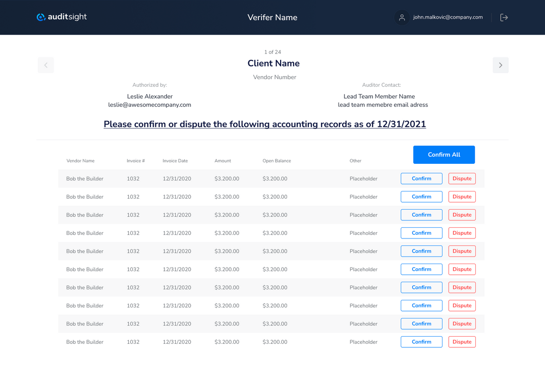 Verify - Audit Sight
