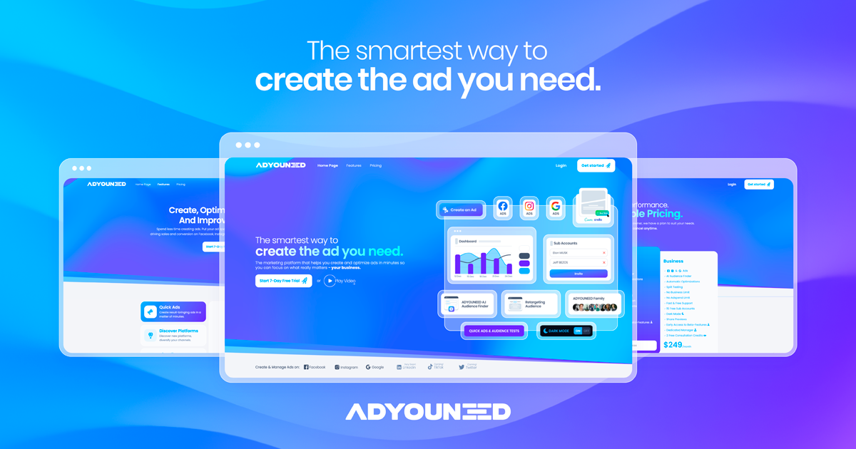 ADYOUNEED - The smartest way to create the ad you need