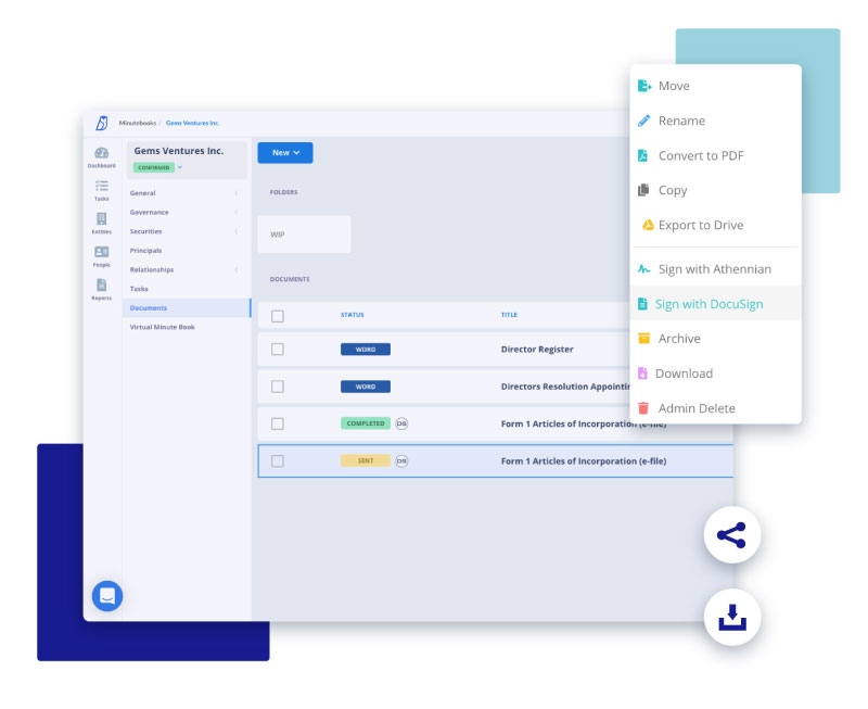 Entity & Subsidiary Management Software | Athennian