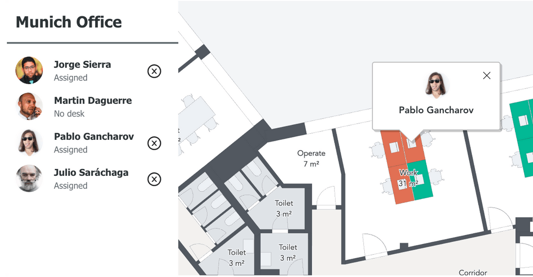 Seat Assignment Prototype | Archilogic