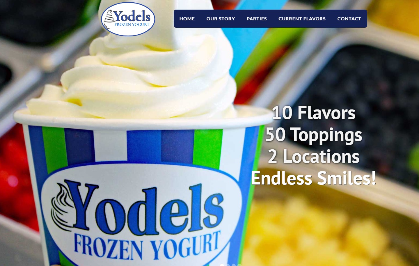 Frozen Yogurt Shop - Yodels Frozen Yogurt