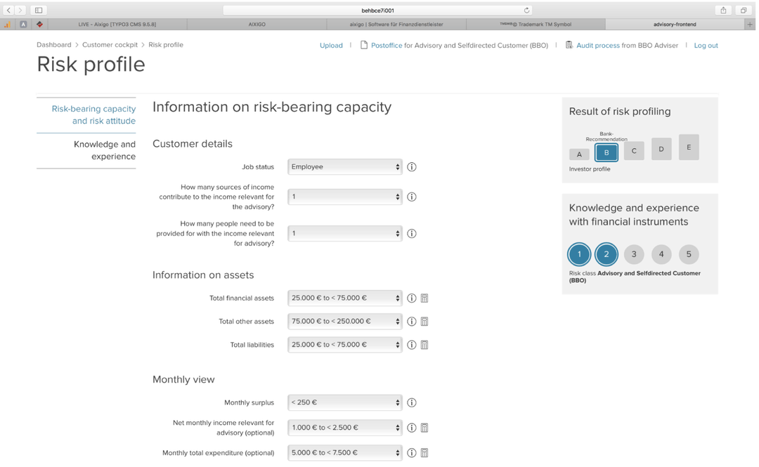 Investment Advisory Software | aixigo | Bank APIs