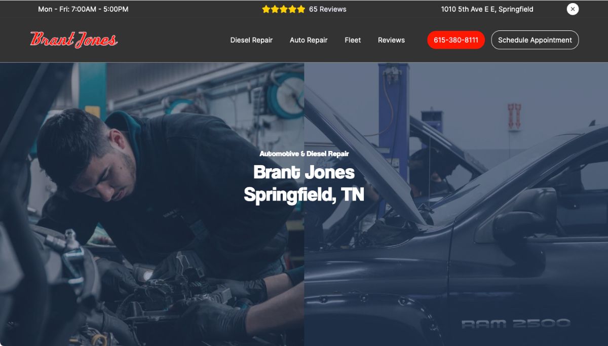 Auto Repair Shop in Springfield, TN | Brant Jones