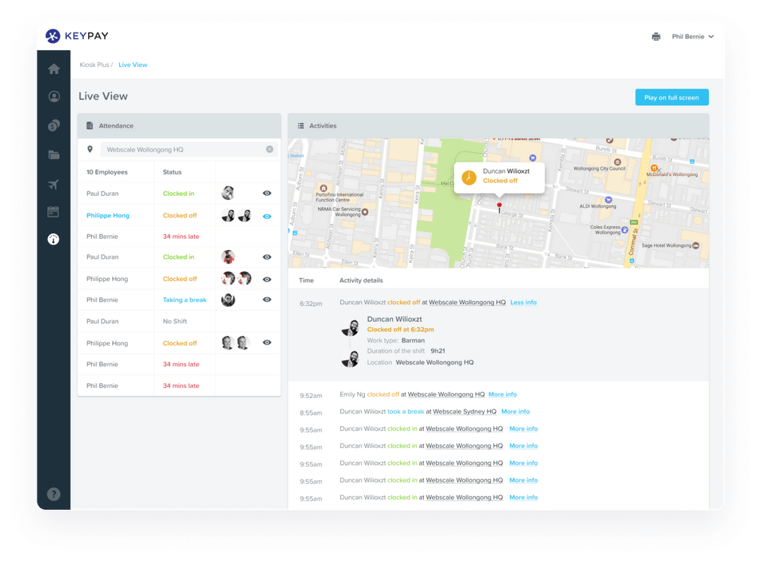 Time & Attendance | KeyPay UK
