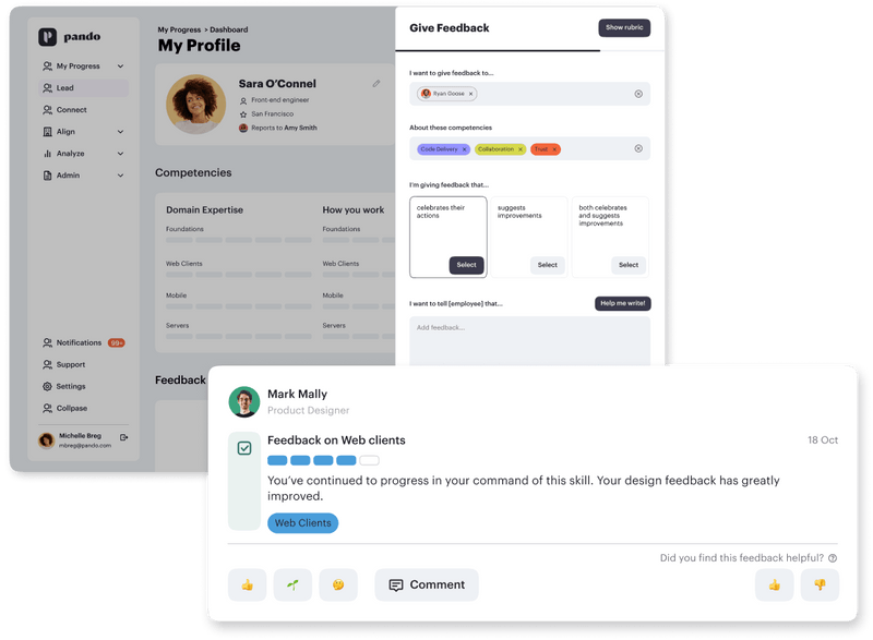 Pando — Career progression tool