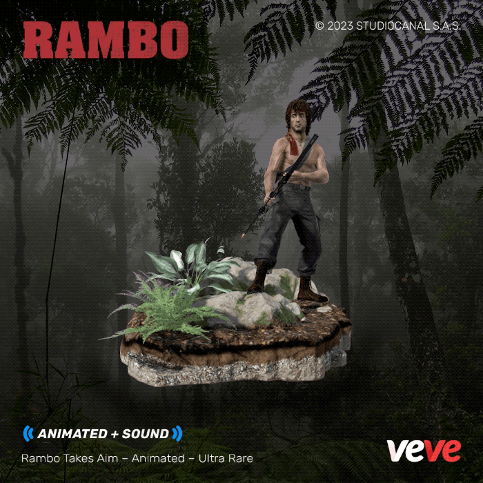 Rambo Takes Aim — Animated - VeVe Digital Collectibles