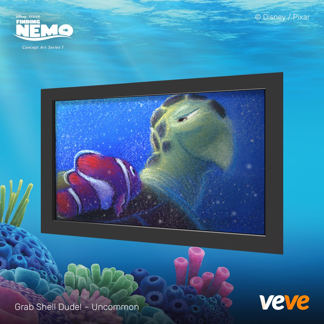 Disney Pixar — Finding Nemo Concept Art Series 1 - VeVe Digital ...