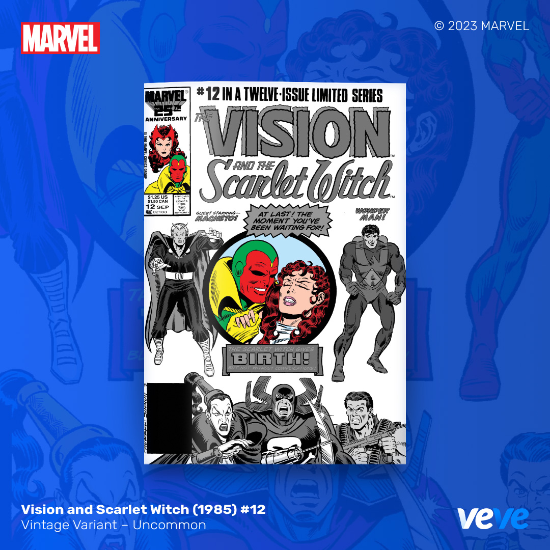 Marvel Digital Comics — Vision and the Scarlet Witch (1985) #12 - VeVe ...