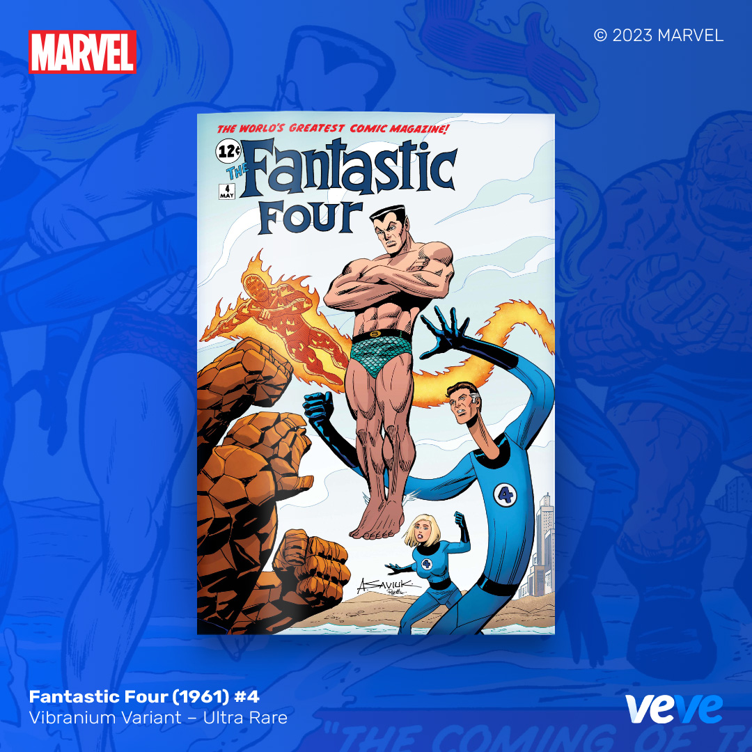 Marvel Digital Comics — Fantastic Four (1961) #4 - VeVe Digital Collectibles