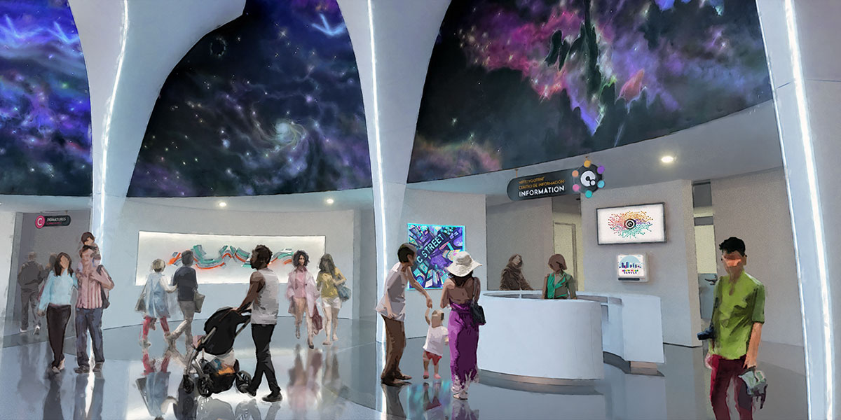 Convergence Station | About QDOT | Meow Wolf Denver