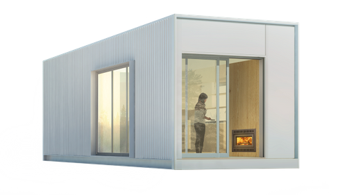 Cabin One | 301 sf | 1 Bedroom, 1 Bathroom, Kitchen