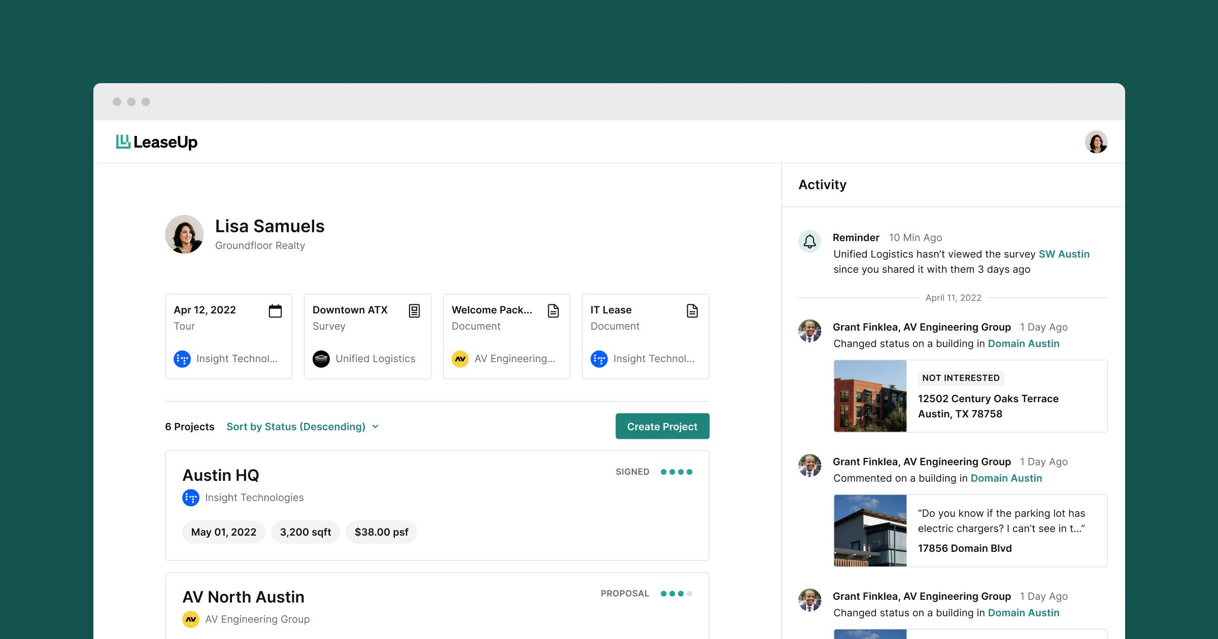 LeaseUp | The CRE Deal Platform