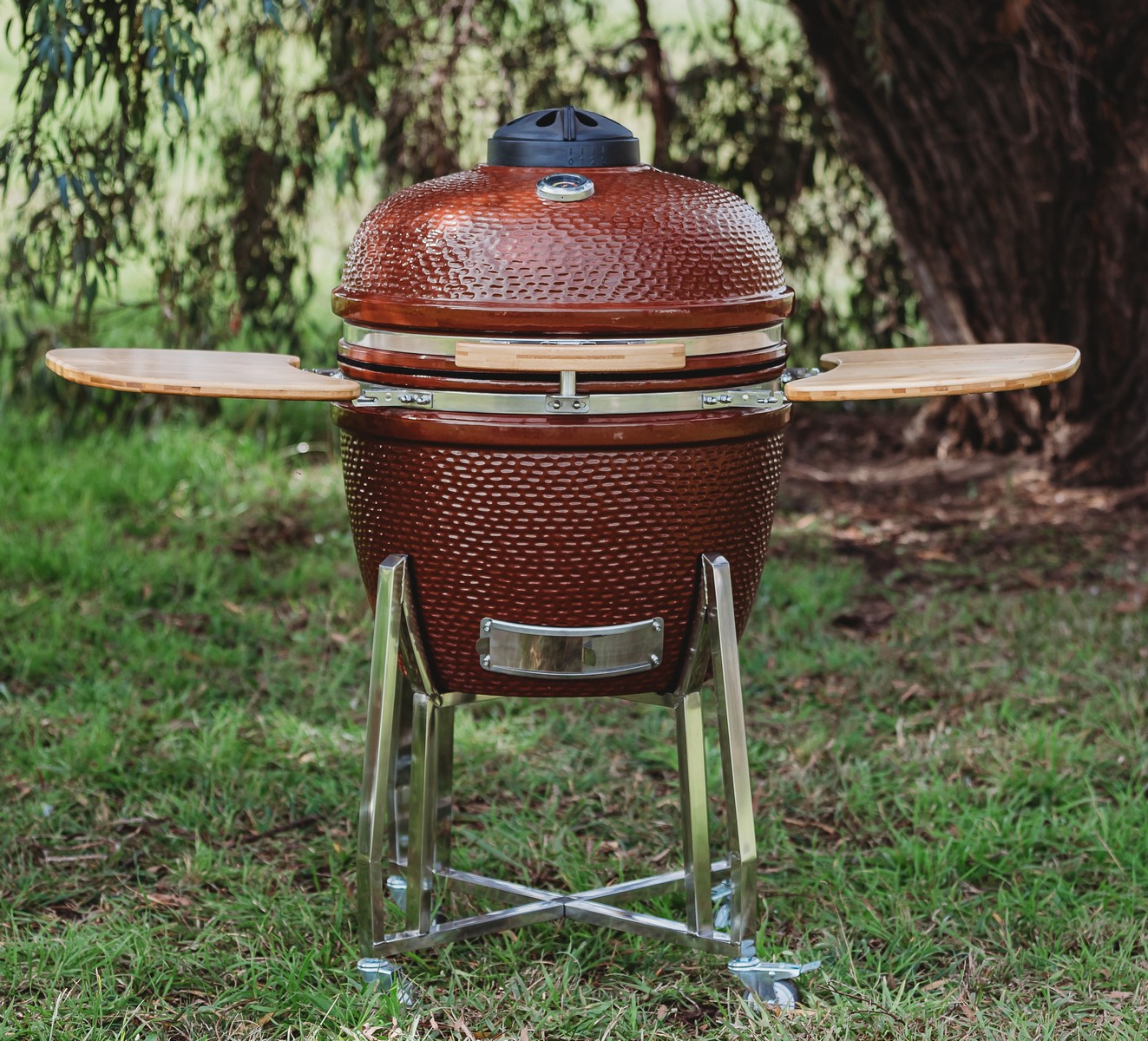 Kamado 24inch Ceramic Barbecue Grill Oven - Terracotta | Black Wattle ...