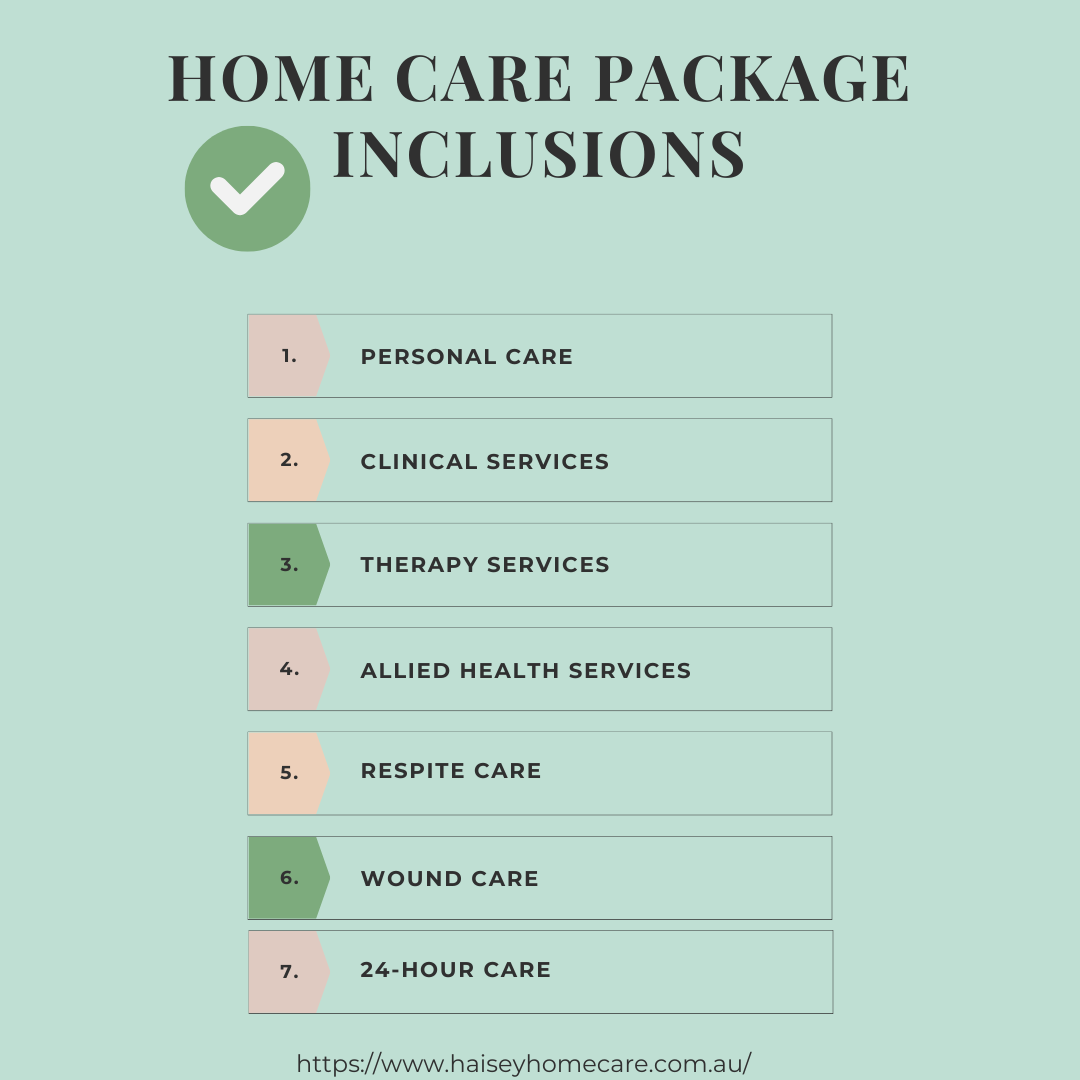 What Are Home Care Package Inclusions and Exclusions? | Haisey Home Care