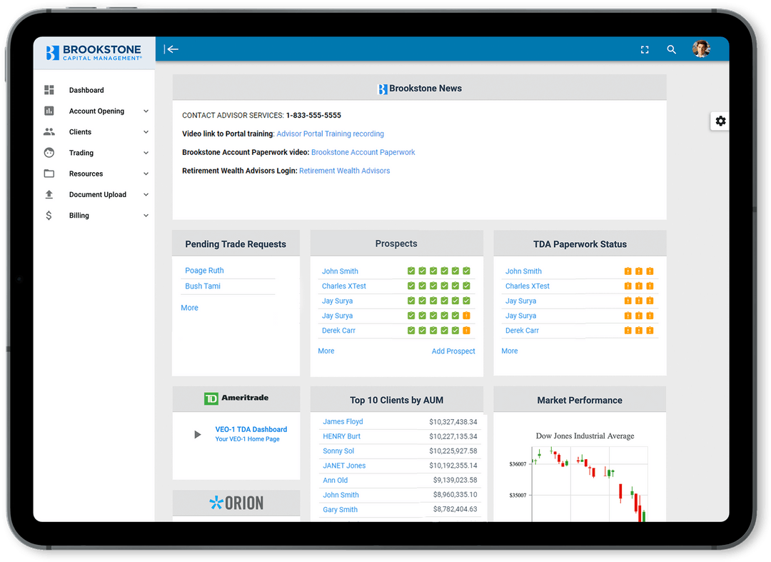 Financial Advisor Asset Management Platform | Brookstone