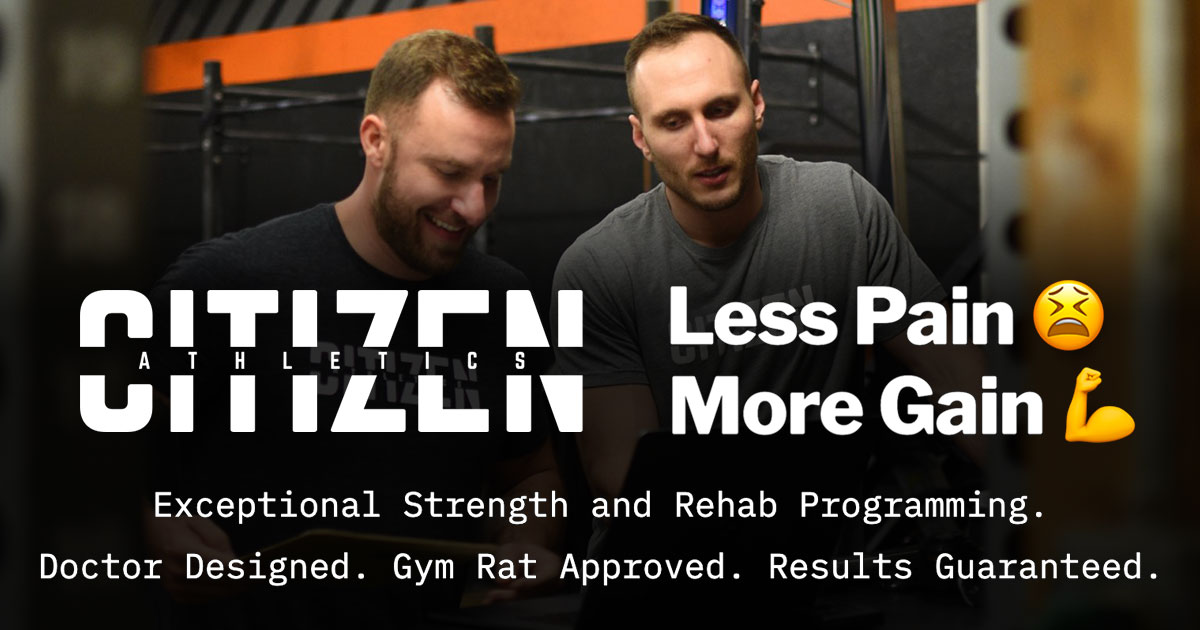 Citizen Athletics – Exceptional Strength and Rehab