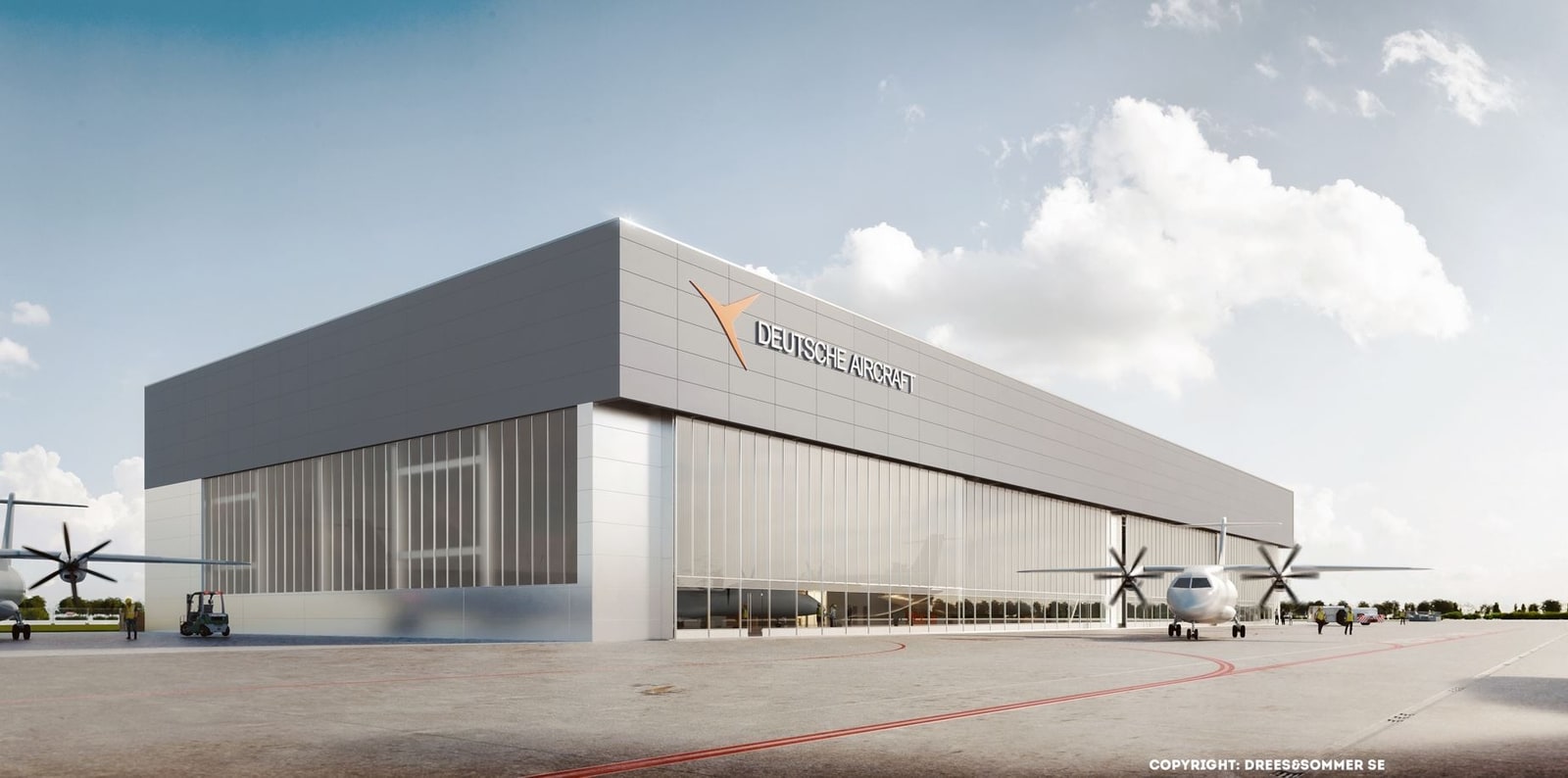 Deutsche Aircraft’s D328eco Final Assembly Line Construction Progresses