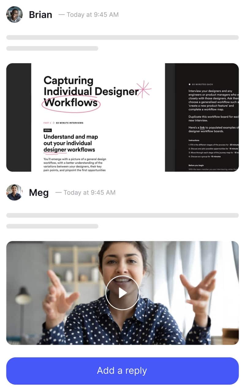 Bubbles: Video and Screenshot Collaboration