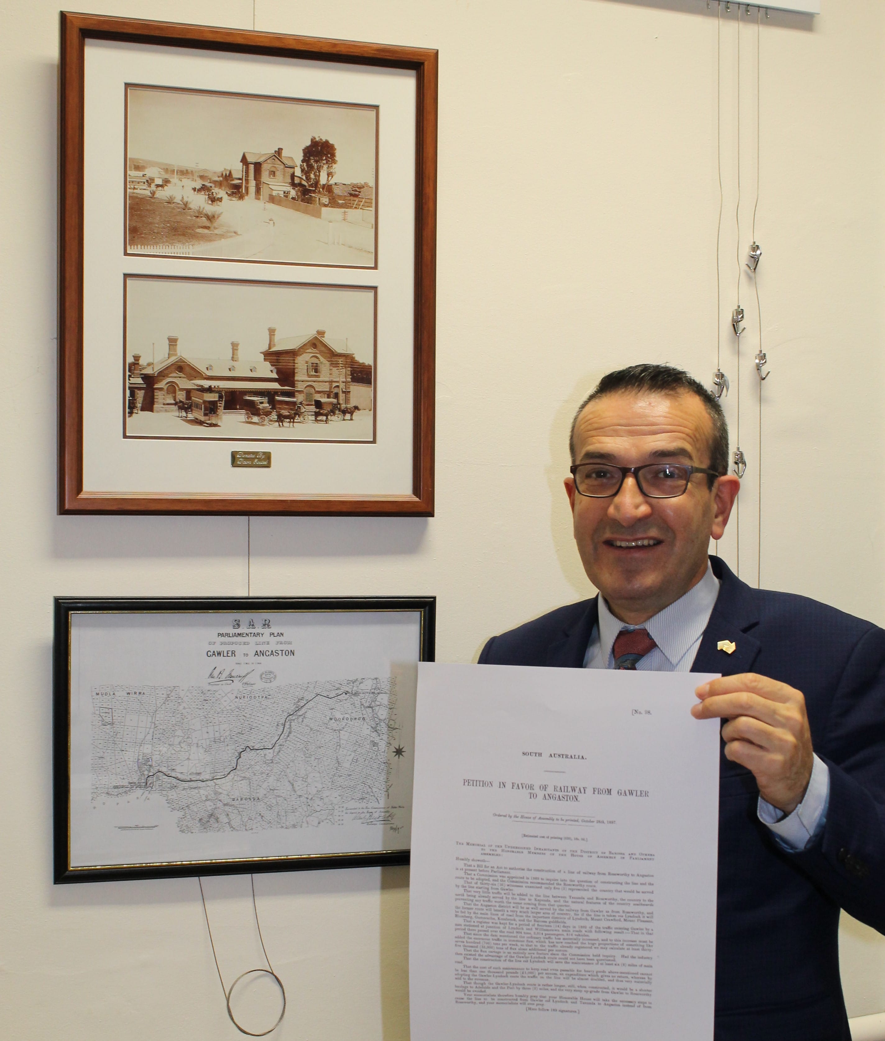 Gawler-Angaston Train Line Exhibition | Tony Piccolo MP