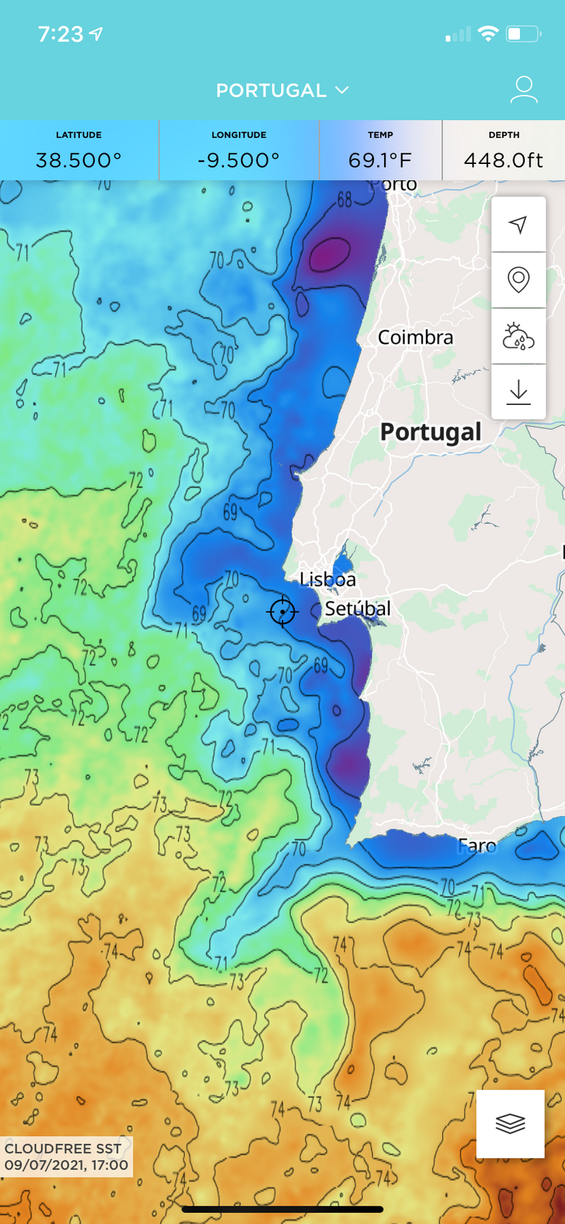 Portugal – Fishing Charts