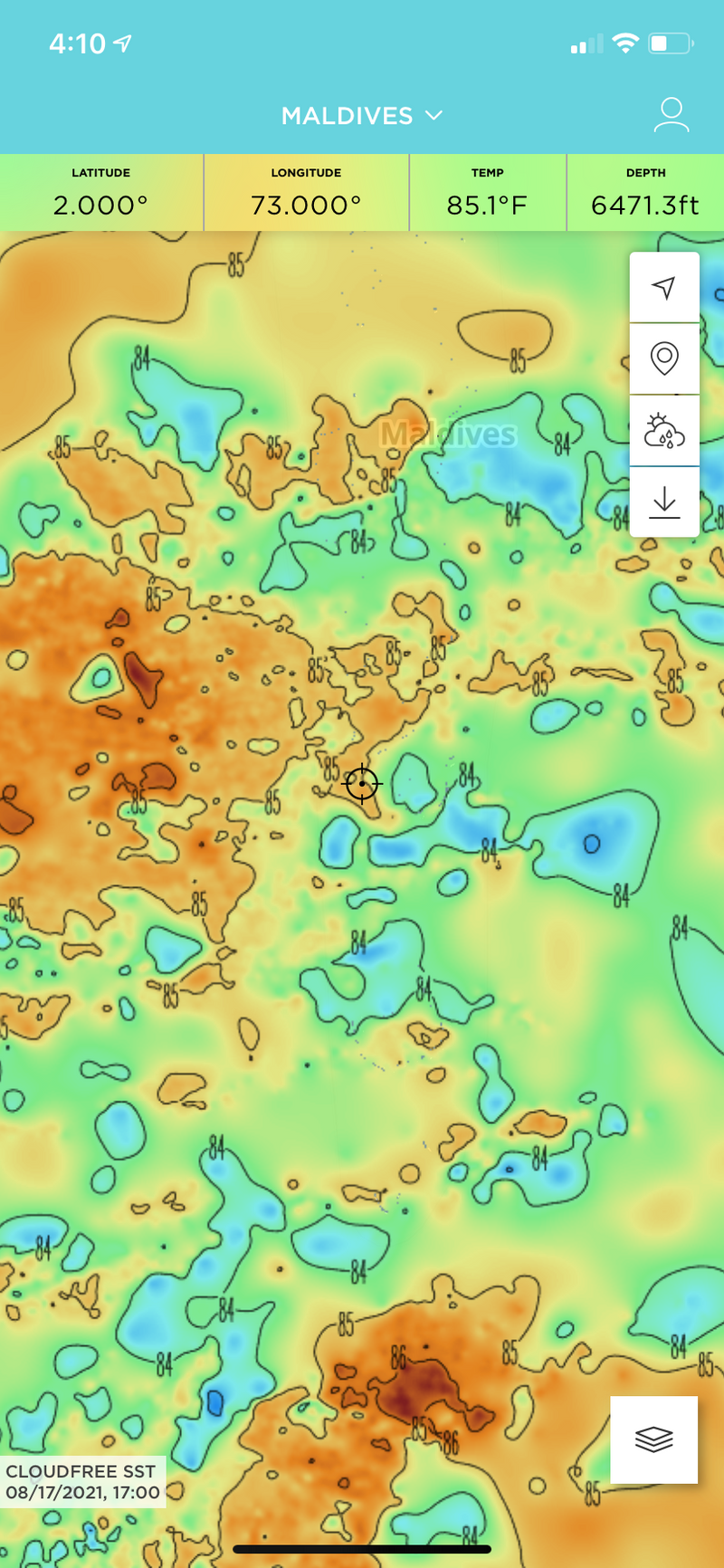 Maldives – Fishing Charts