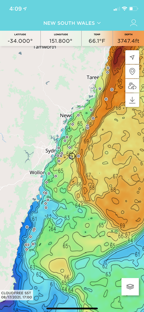 New South Wales – Fishing Charts