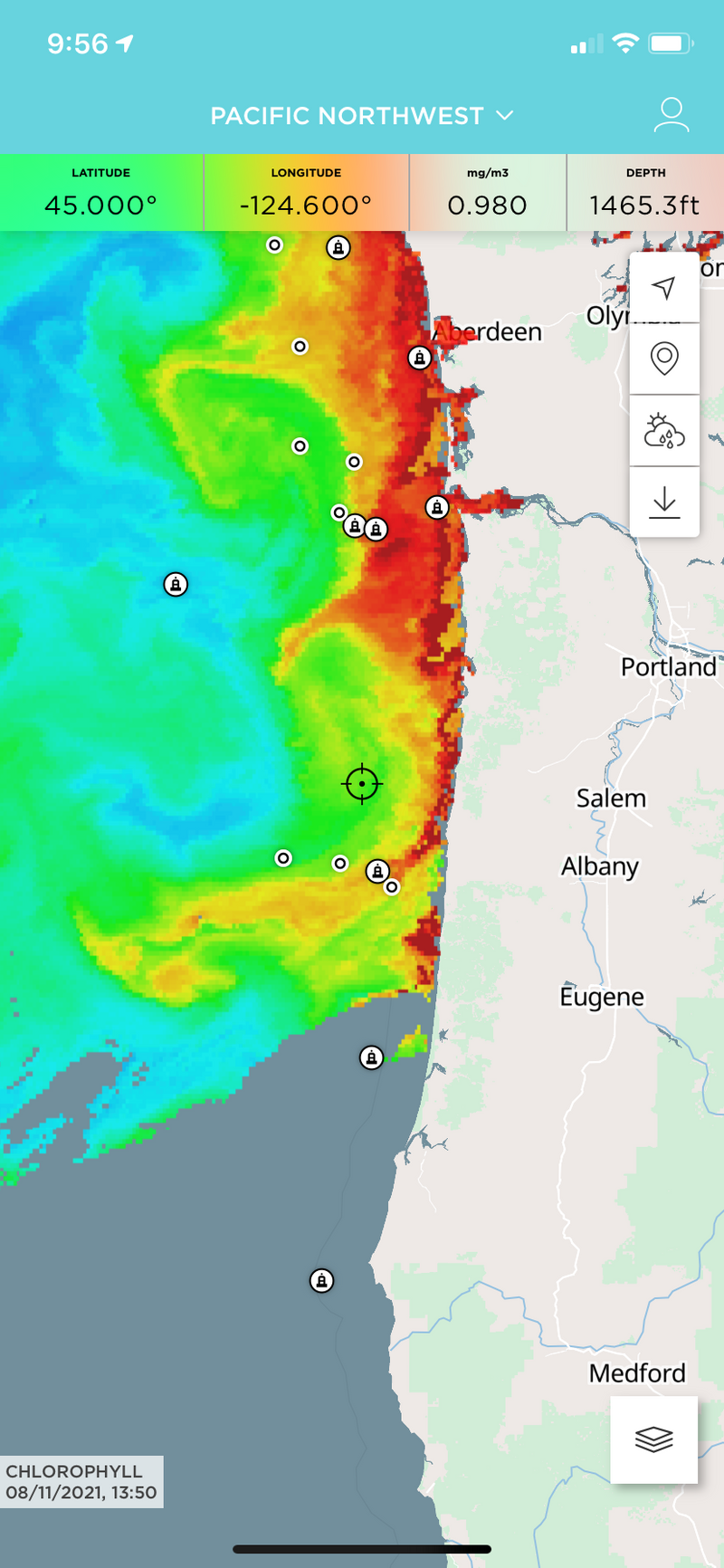 Pacific Northwest – Fishing Charts