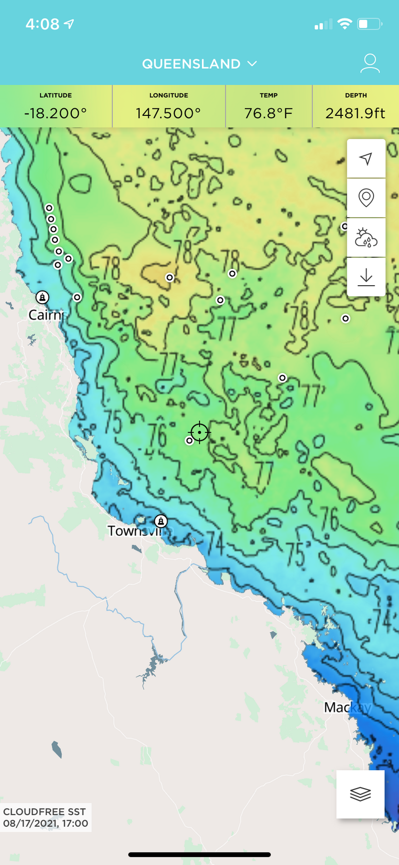 Queensland and Gold Coast – Fishing Charts