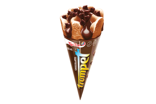 Tip Top Chocolate Trumpet Ice Cream - Tip Top