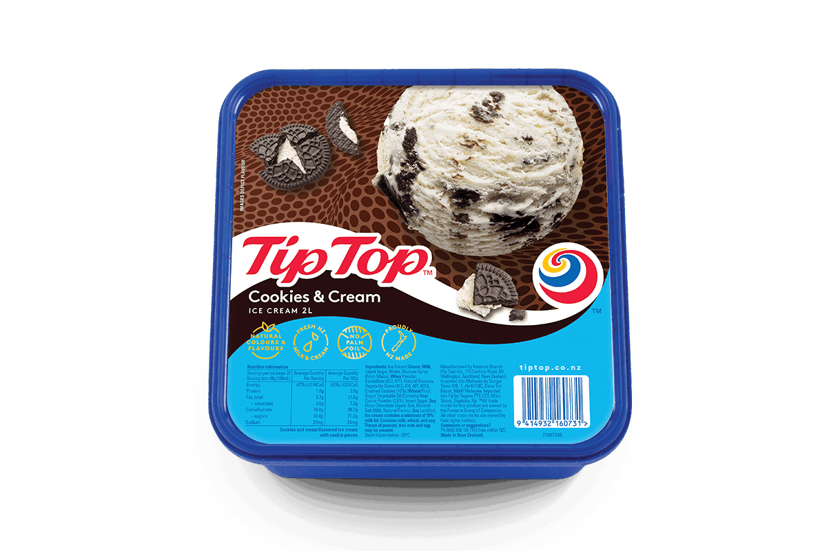 Tip Top Ice Cream Tubs - Tip Top