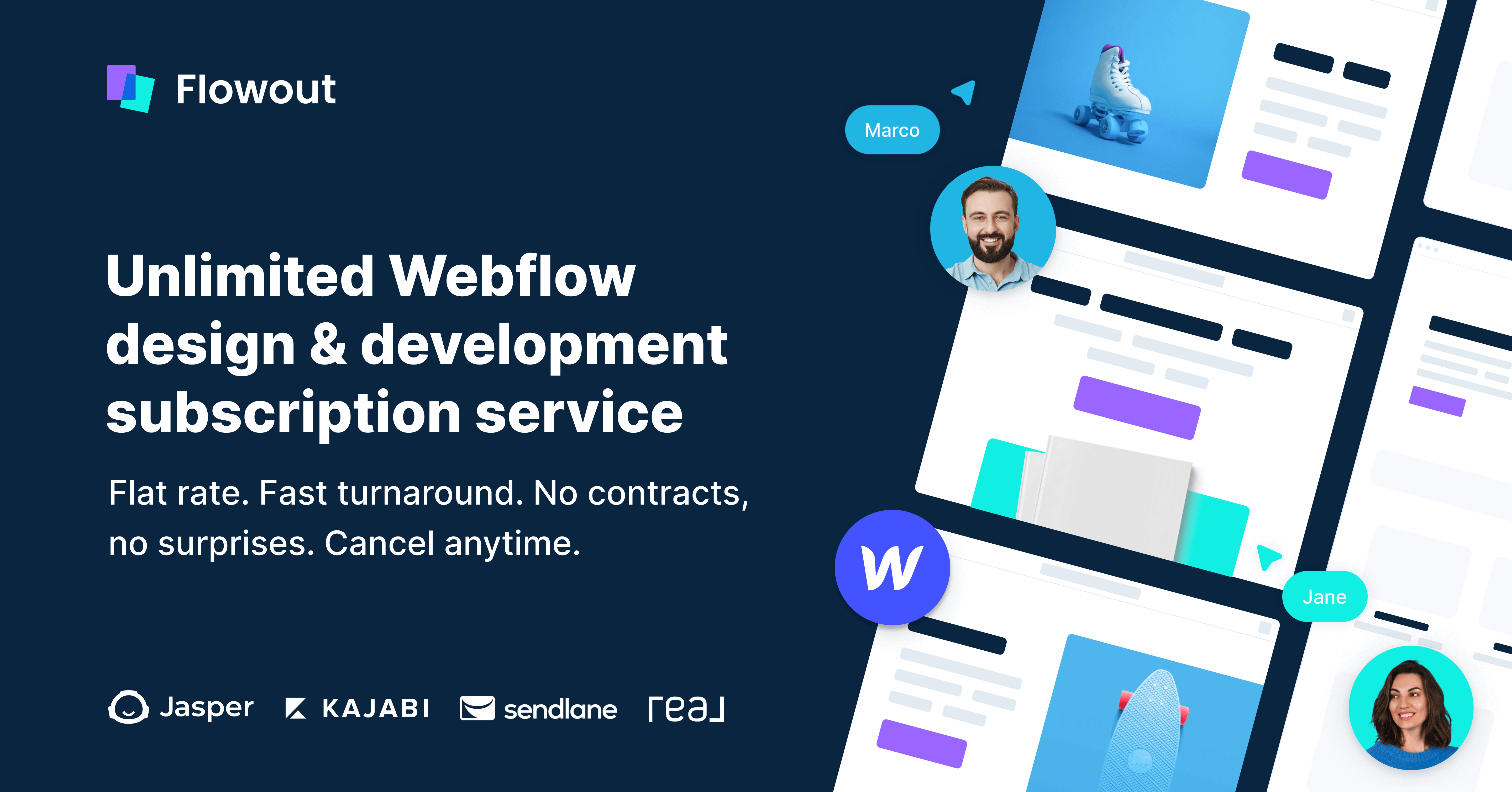 Webflow websites for SaaS companies | Flowout