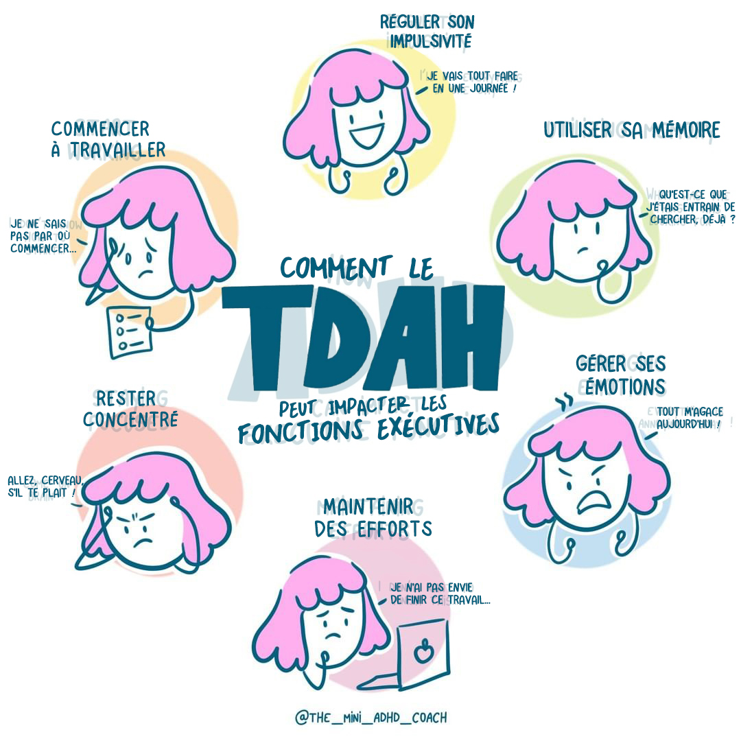 Comment le TDAH peut impacter les Fonctions Exécutives | Blog de The ...